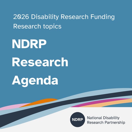 2026 Disability Research Funding